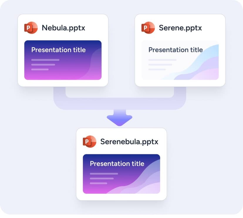 Combine PowerPoint files - SlideSpeak