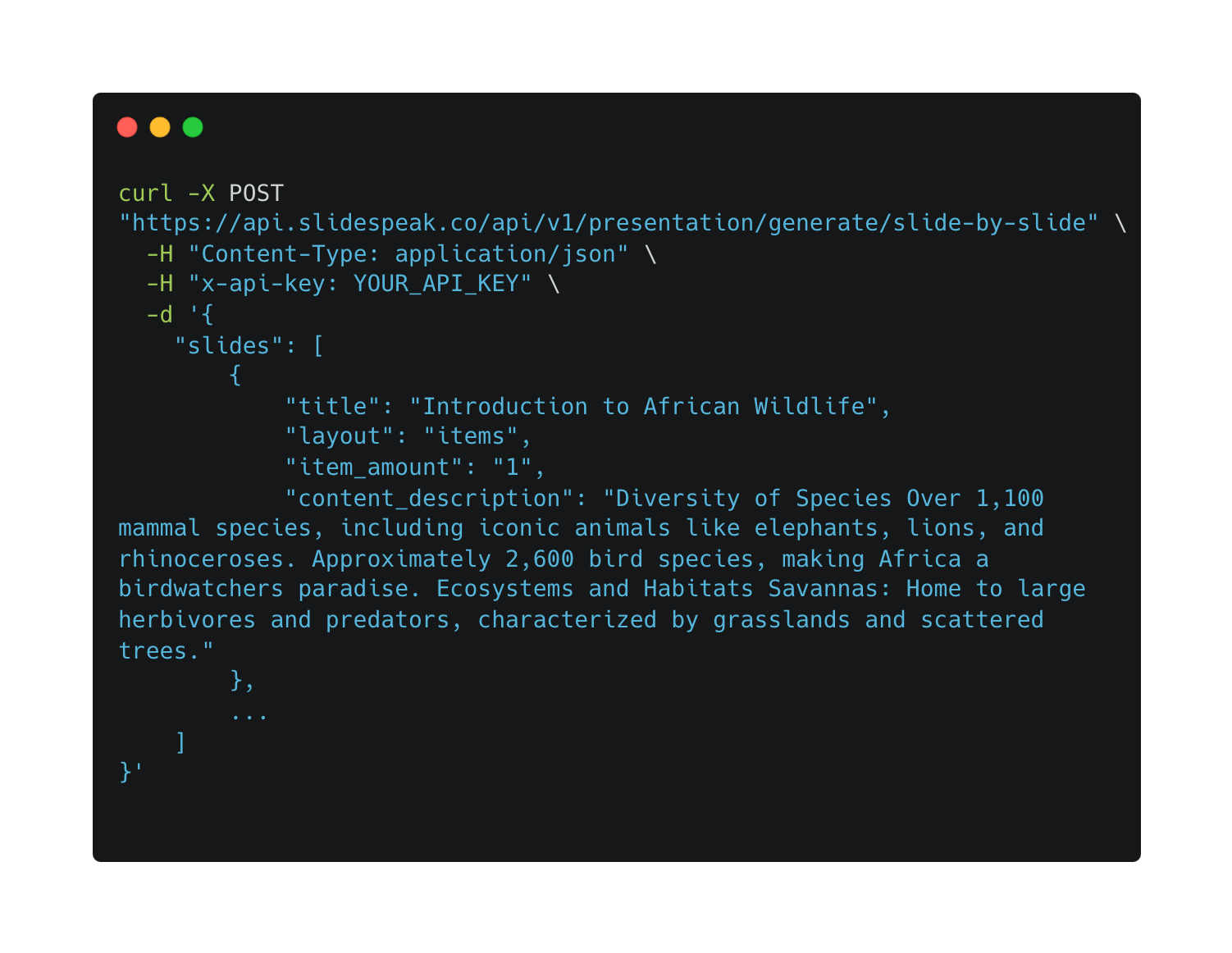 SlideSpeak API – SlideSpeak