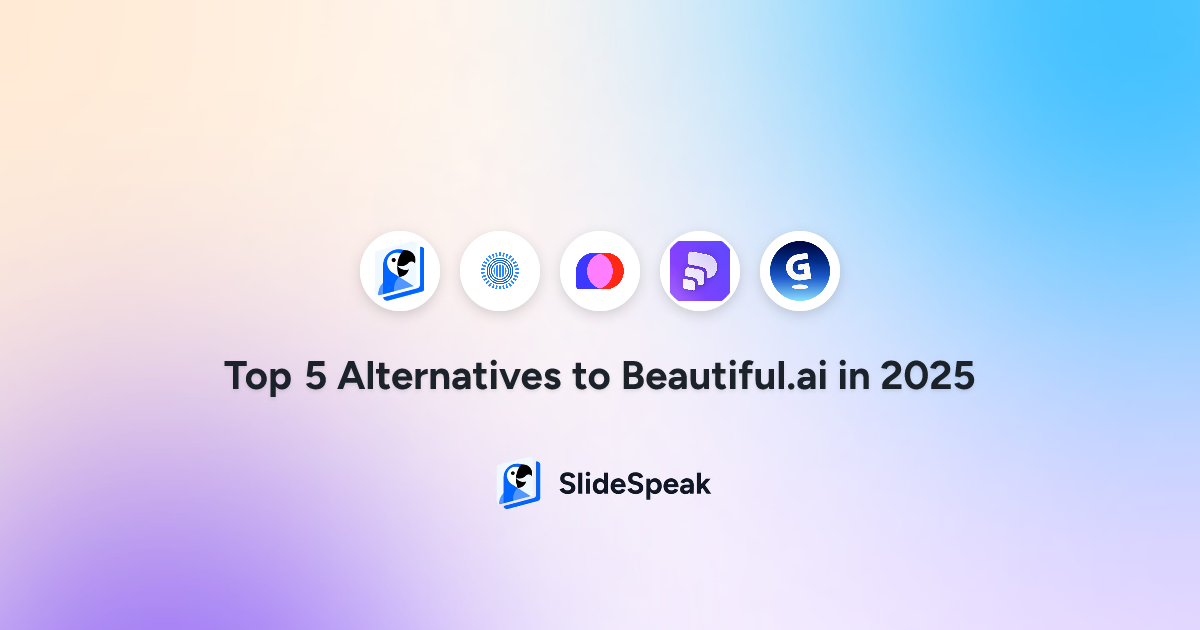 Top 5 Alternatives to Beautiful.ai in 2025