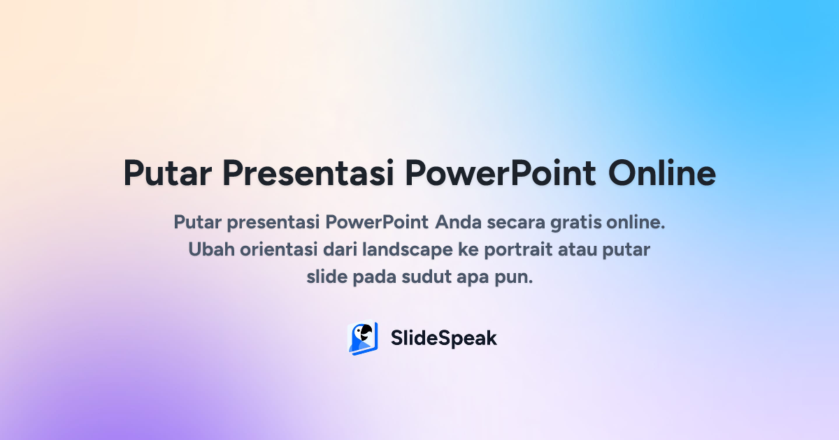 Putar Presentasi PowerPoint Online - Alat Gratis