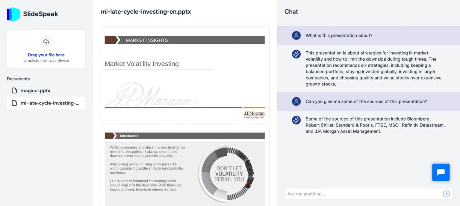 Slidespeak Chatgpt Powered Chat With Your Powerpoint Slides