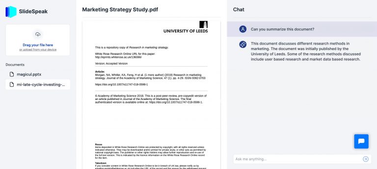 Summarize PDF with AI - SlideSpeak ChatGPT-Powered AI Chat Summarize PDF with AI - SlideSpeak ChatGPT-Powered AI Chat