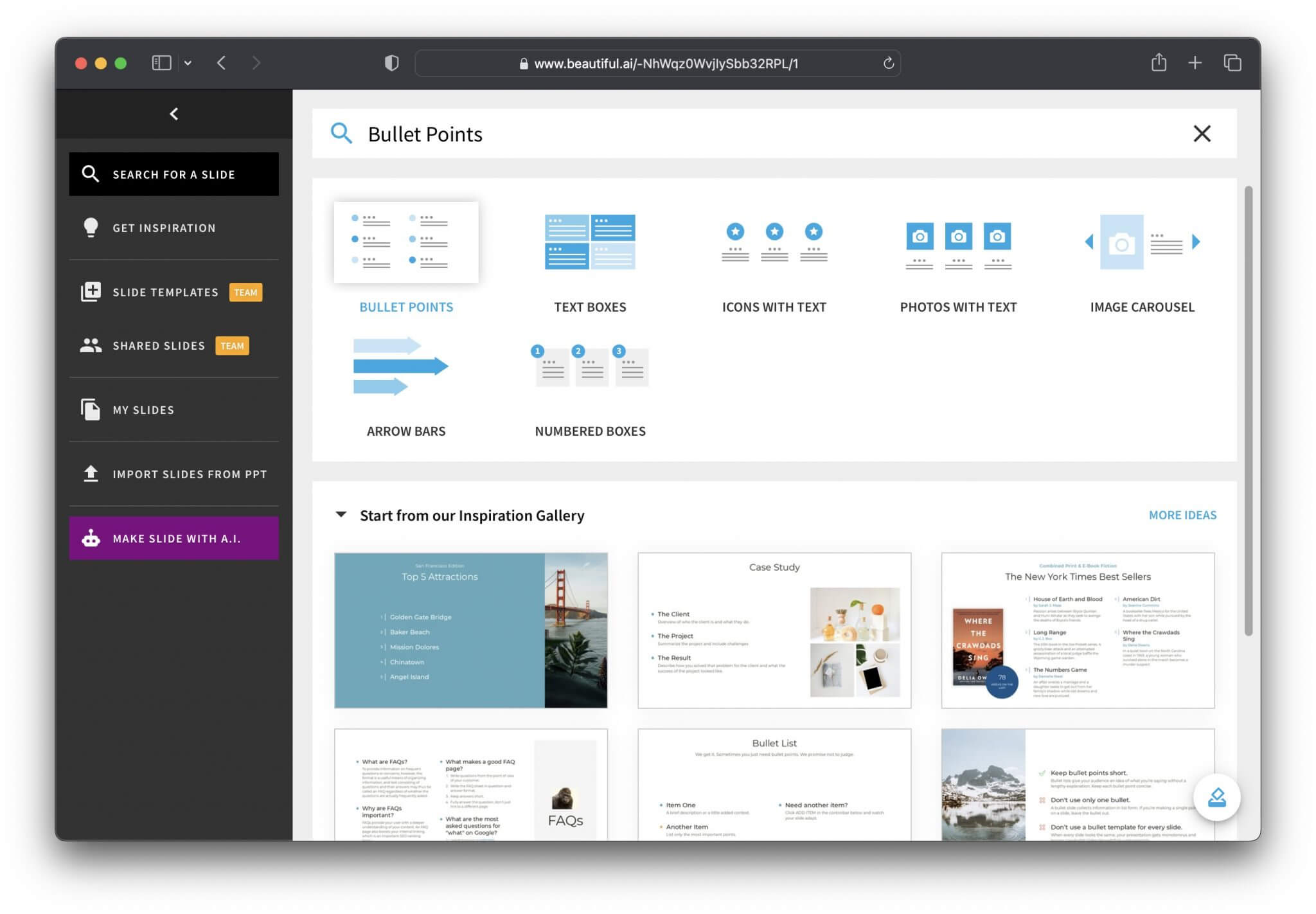 Beautiful.ai vs. Gamma: Two tools to generate presentations with AI ...