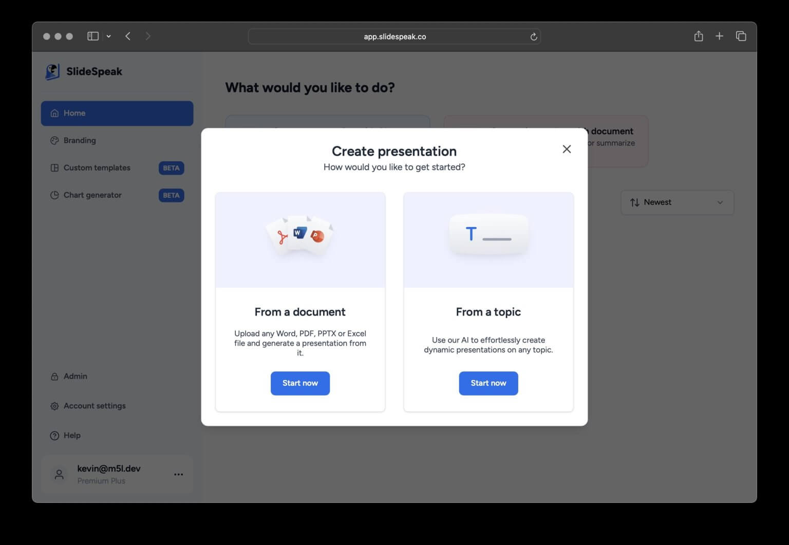 Generate PowerPoint with AI from any Word document - SlideSpeak