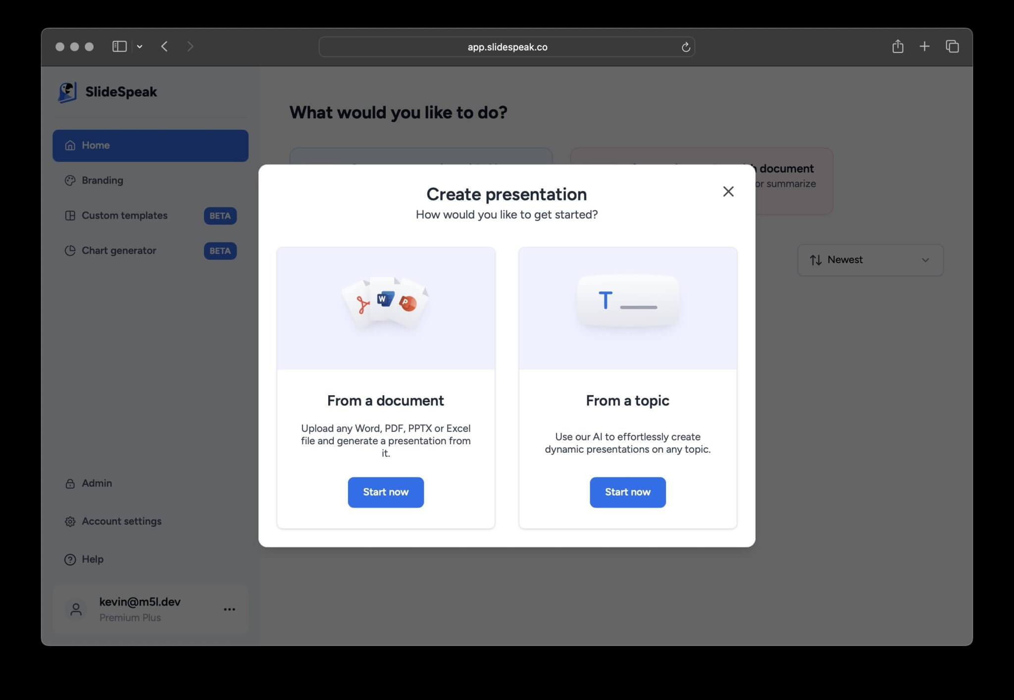 Generate PowerPoint with AI from any Word document - SlideSpeak