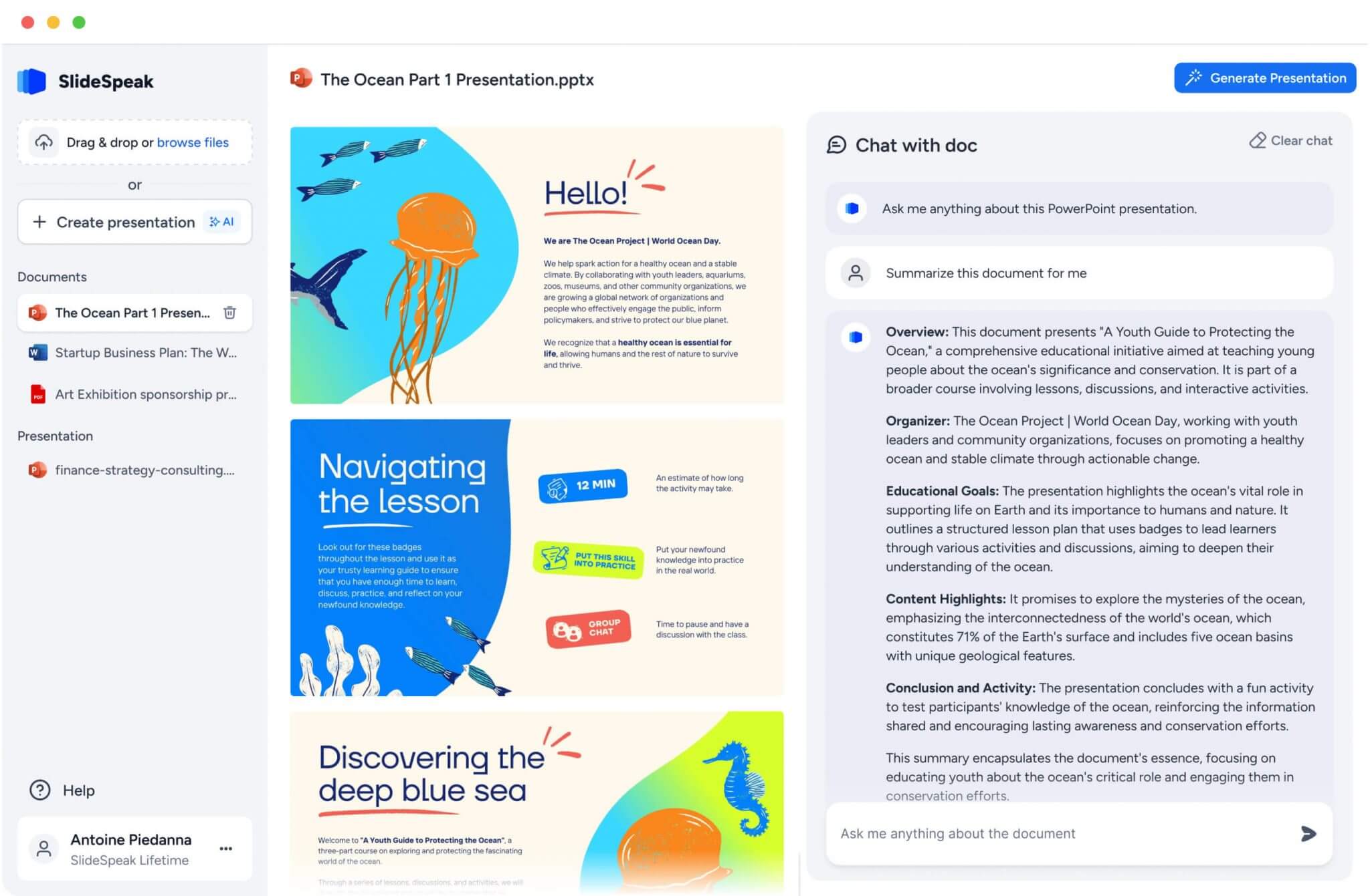 Summarize PowerPoints with AI - SlideSpeak ChatGPT-Powered AI Summarize PowerPoints with AI - SlideSpeak ChatGPT-Powered AI