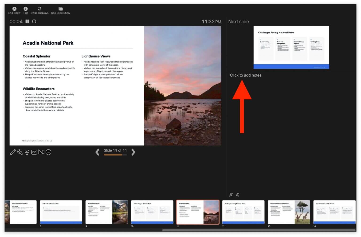 Add Speaker Notes with AI to Presentations - SlideSpeak