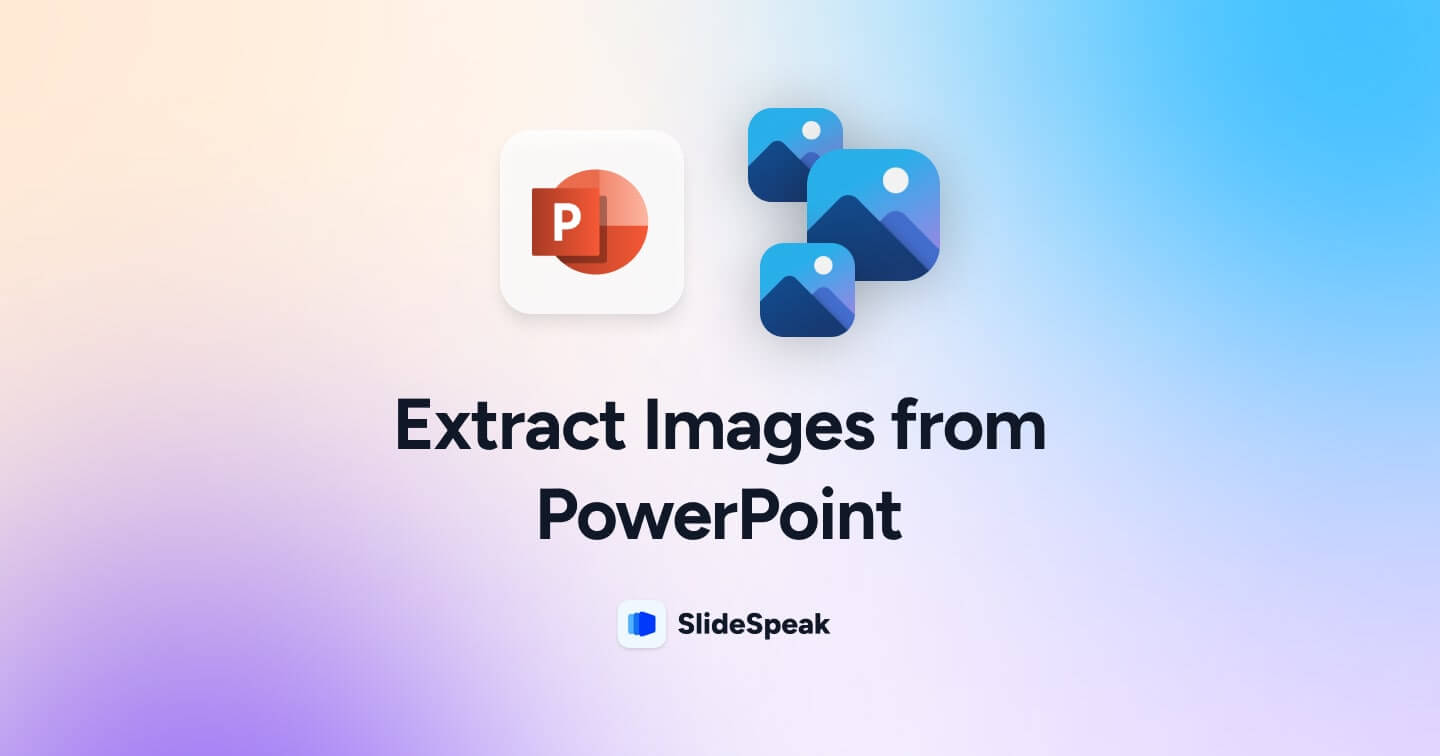 Extractor de imágenes de PowerPoint - SlideSpeak