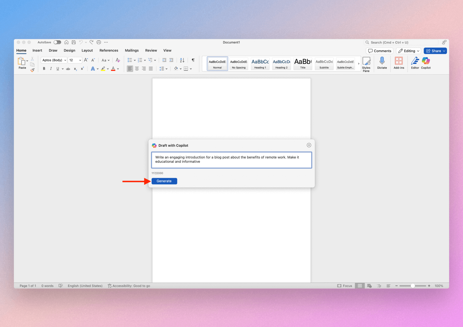 How to use Microsoft Copilot in Word - SlideSpeak