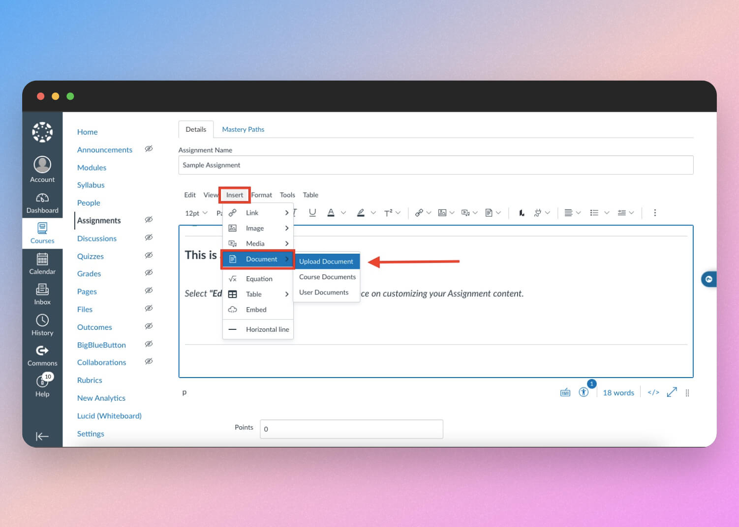 How to embed a PowerPoint in Canvas LMS - SlideSpeak