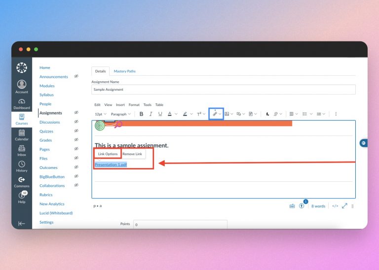 How to embed a PowerPoint in Canvas LMS - SlideSpeak