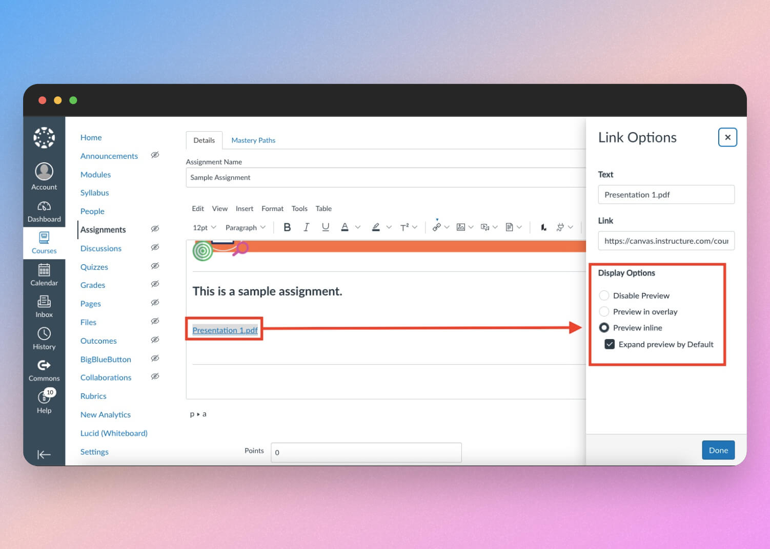 How to embed a PowerPoint in Canvas LMS - SlideSpeak