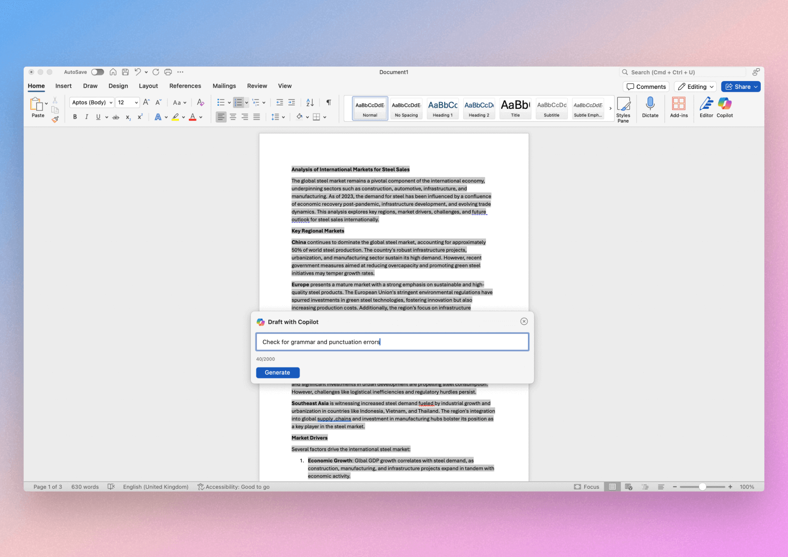 How to use Microsoft Copilot in Word - SlideSpeak