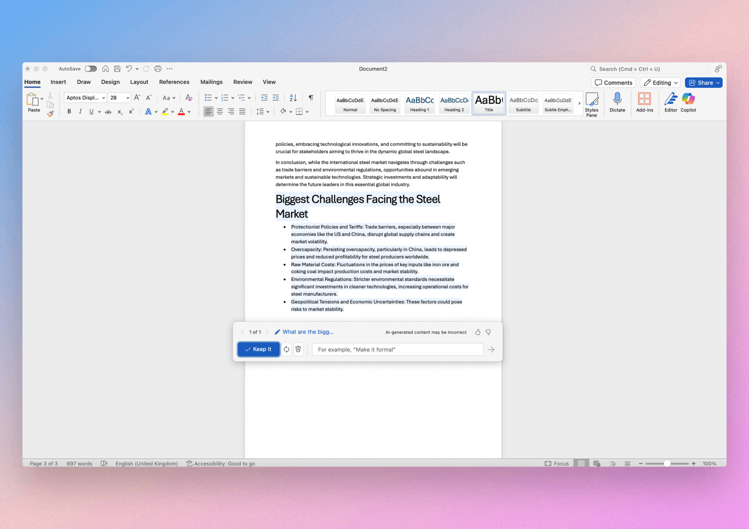 How to use Microsoft Copilot in Word - SlideSpeak