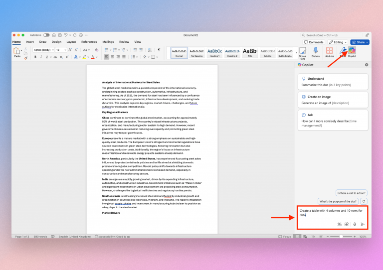 How to use Microsoft Copilot in Word - SlideSpeak