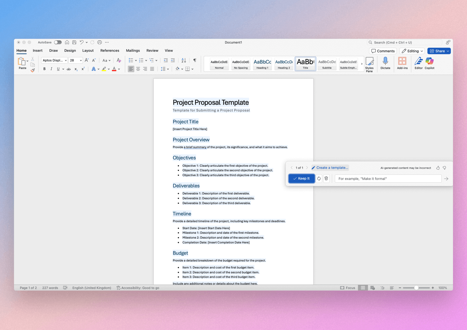 How to use Microsoft Copilot in Word - SlideSpeak