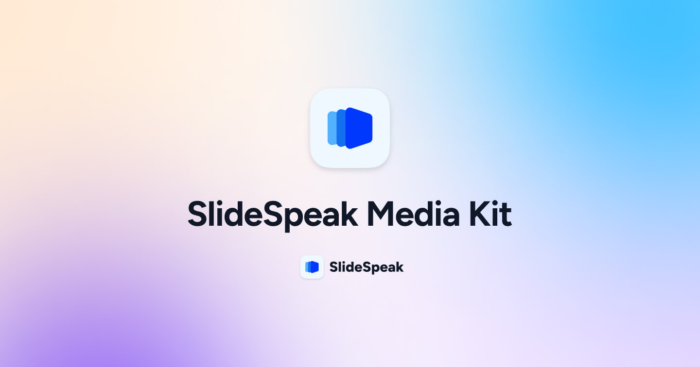 Kit média - SlideSpeak