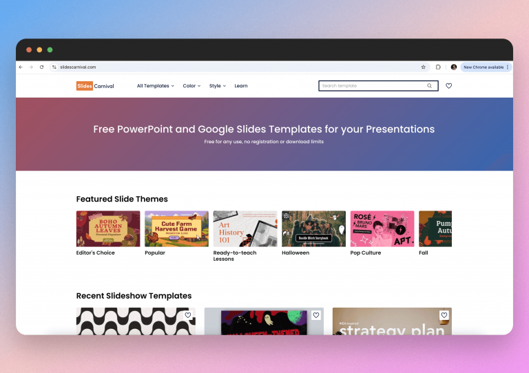Top 5 Websites for Professional PowerPoint Templates - SlideSpeak