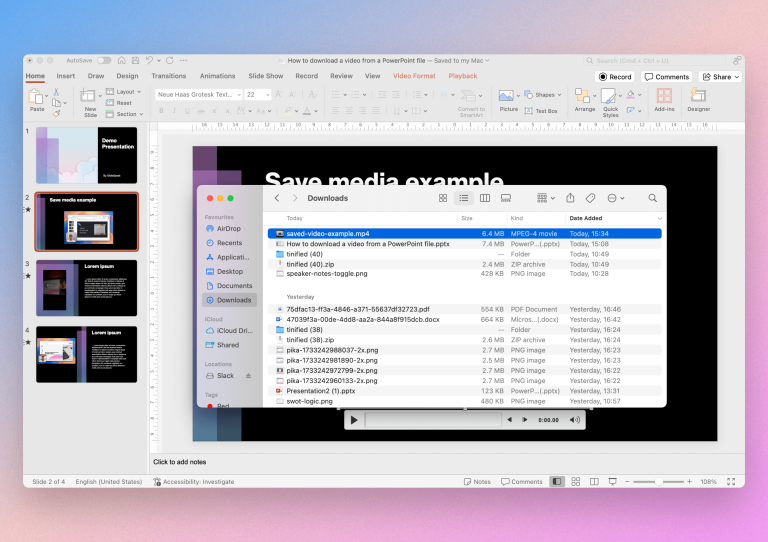 How to Download Videos from a PowerPoint File - SlideSpeak