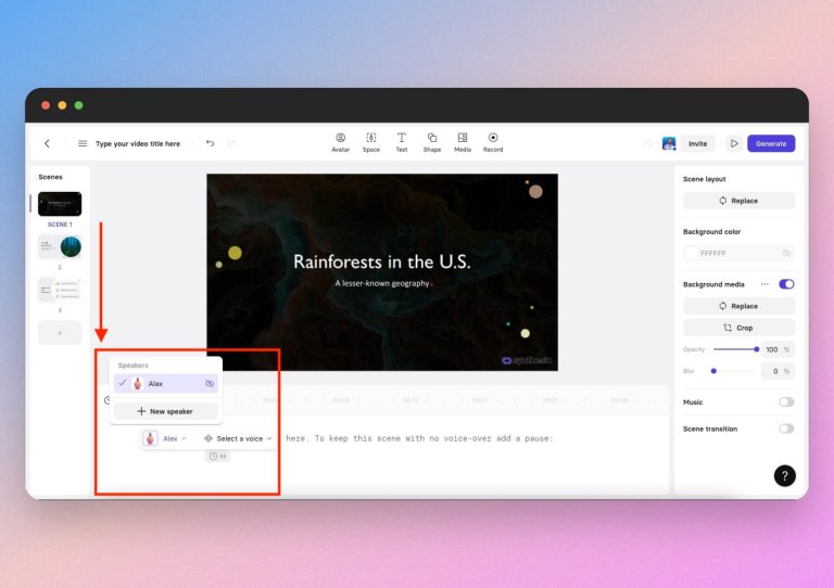 Generate AI Videos from Presentations - SlideSpeak