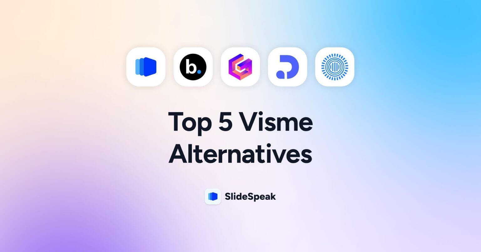 Top 5 Visme Alternatives with AI in 2024 - SlideSpeak