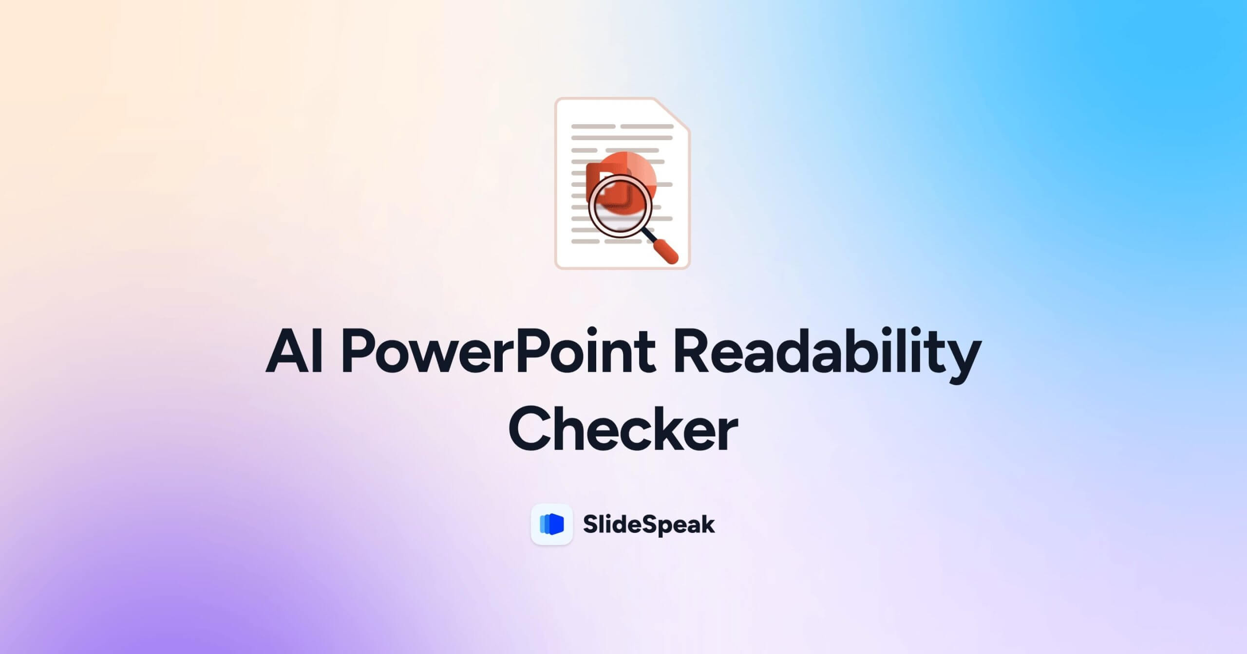 Pemeriksa Keterbacaan PowerPoint AI - SlideSpeak