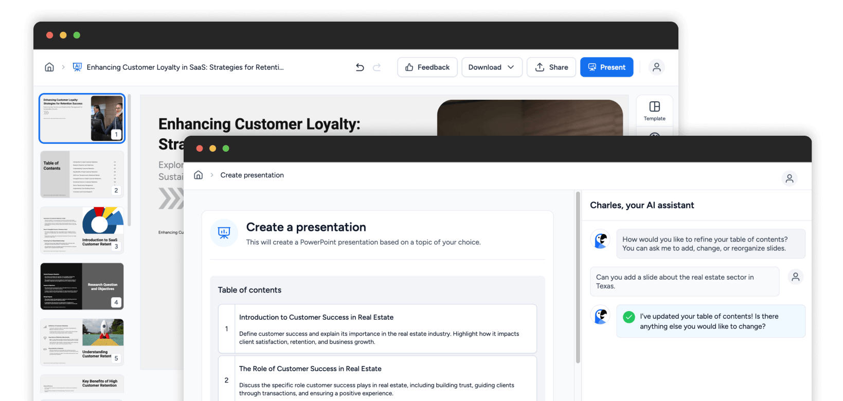SlideSpeak - Your AI to create presentations powered by ChatGPT