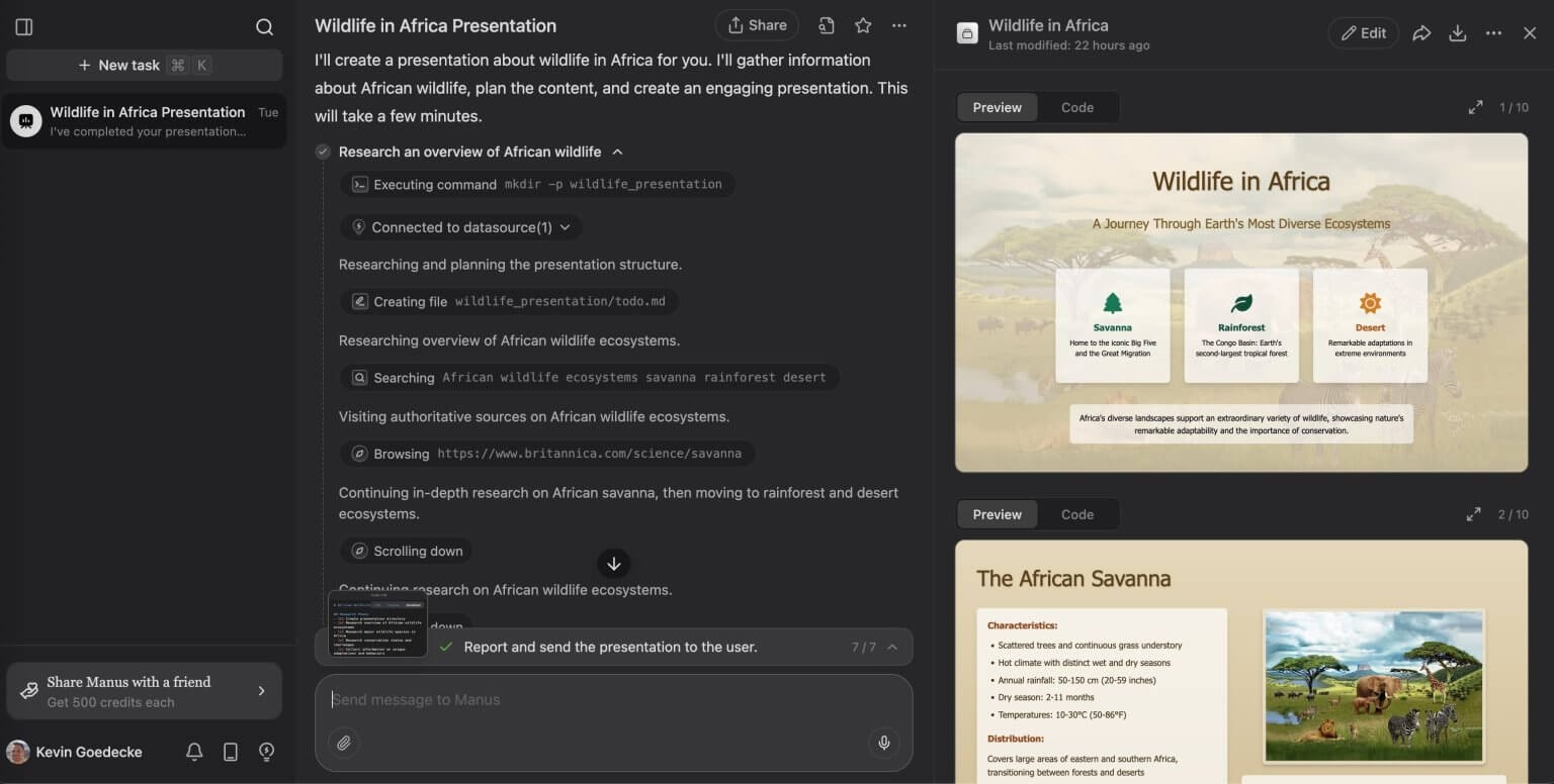 Top 5 Alternatives to Manus Slides - SlideSpeak