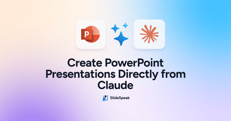 Create AI Presentations in Claude using MCP - SlideSpeak