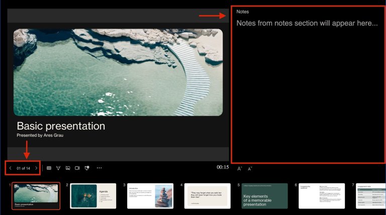 How to View Notes in PowerPoint While Presenting With One Monitor?
