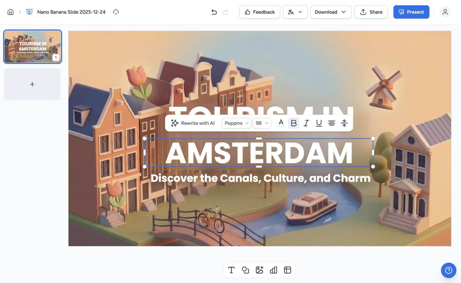 Nano Banana: How to Create Editable Slides - SlideSpeak